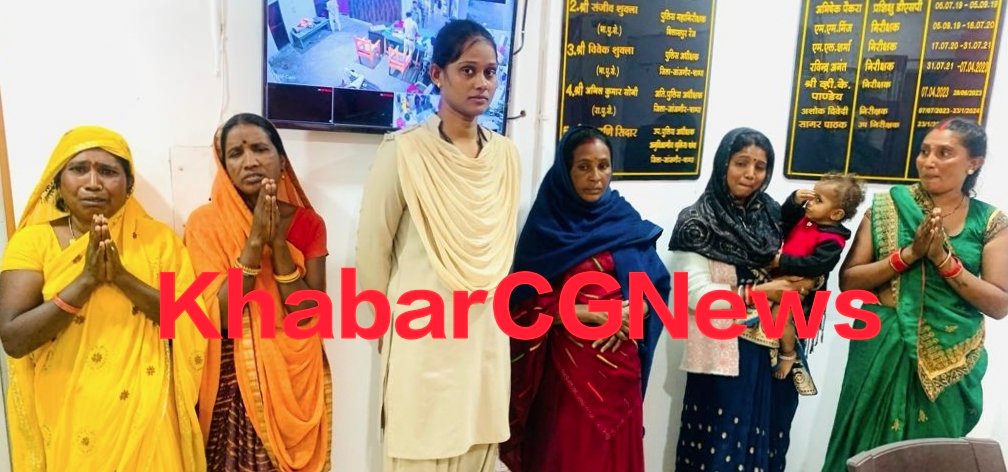 Sheorinarayan Big News : मंदिर परिसर में 5 महिलाओं को पुलिस ने पकड़ा ...